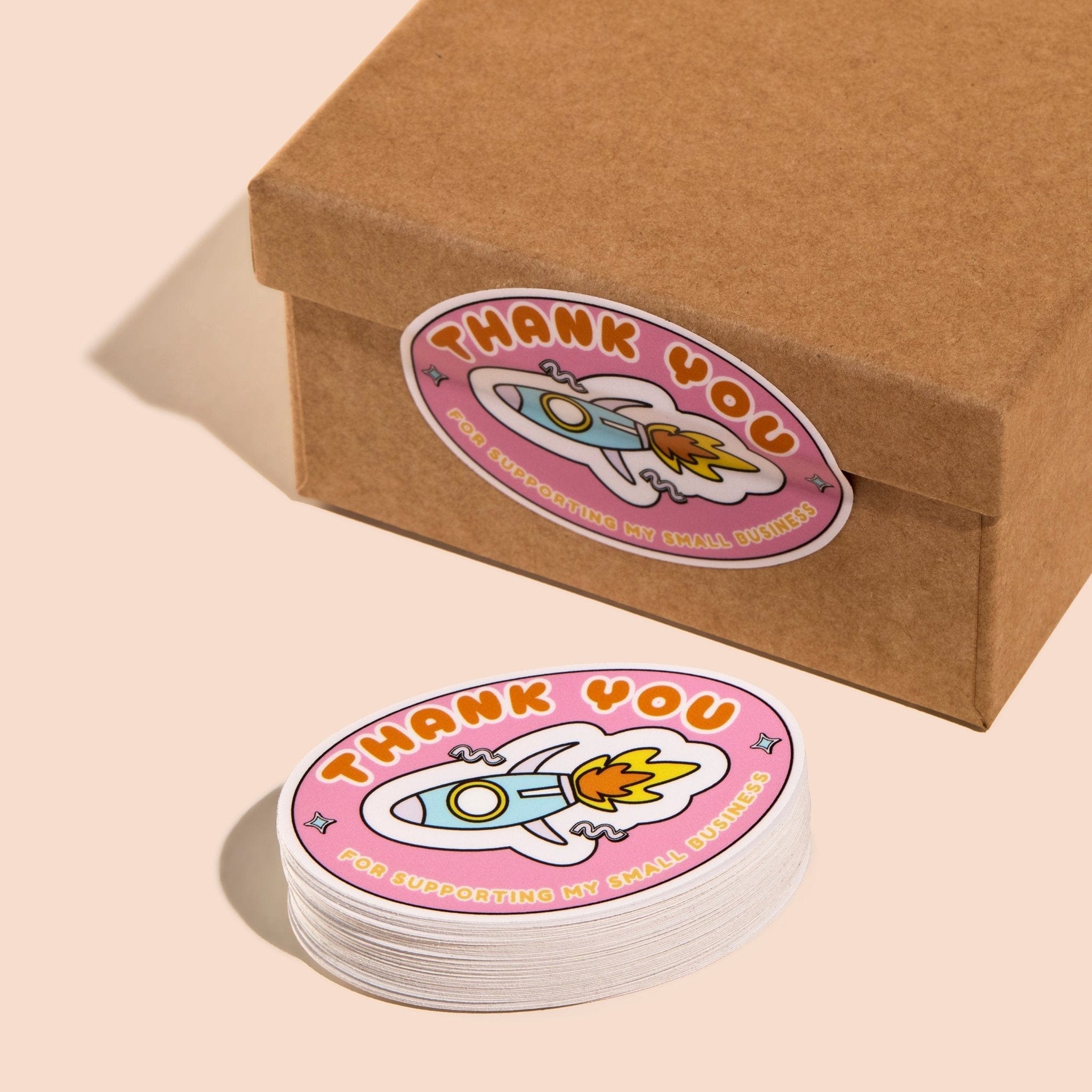 Custom Oval Stickers – Waterproof, Durable & High-Quality